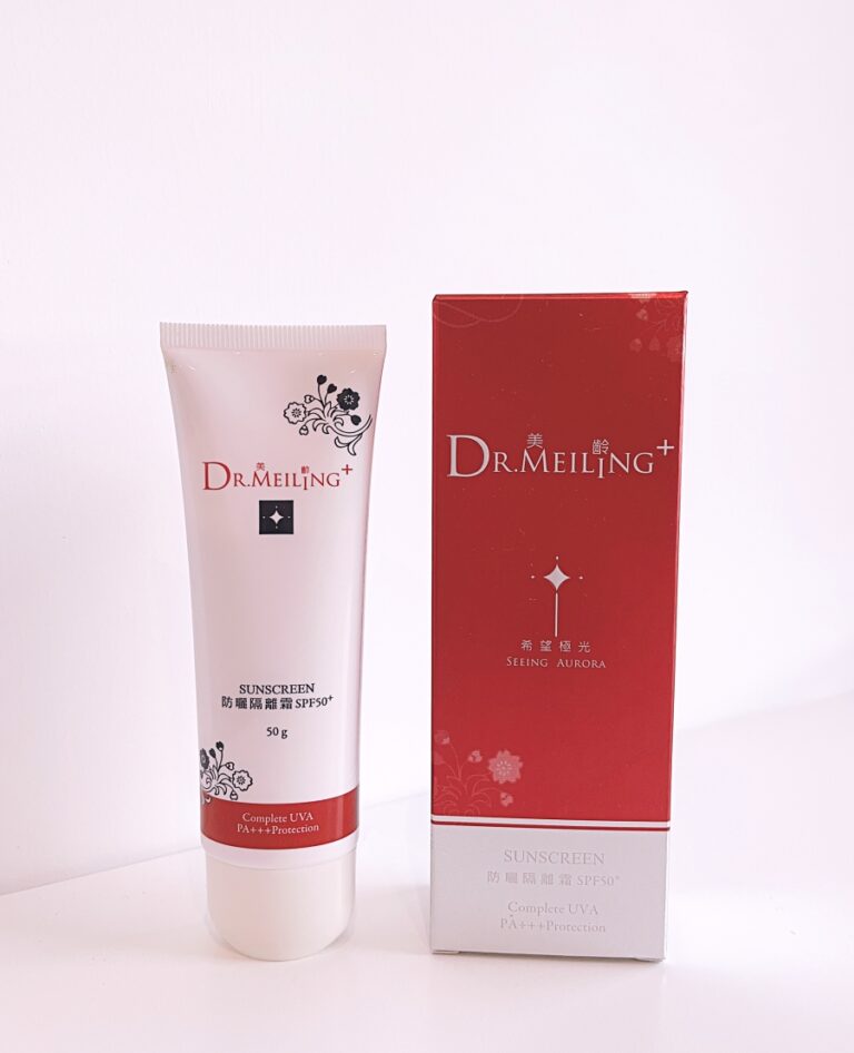 【好用隔離霜推薦】Dr.Meiling美齡防曬隔離霜SPF50+PA+++，沒想到醫美保養品有這麼薄透清爽的好用隔離霜♥ - 原來是美花